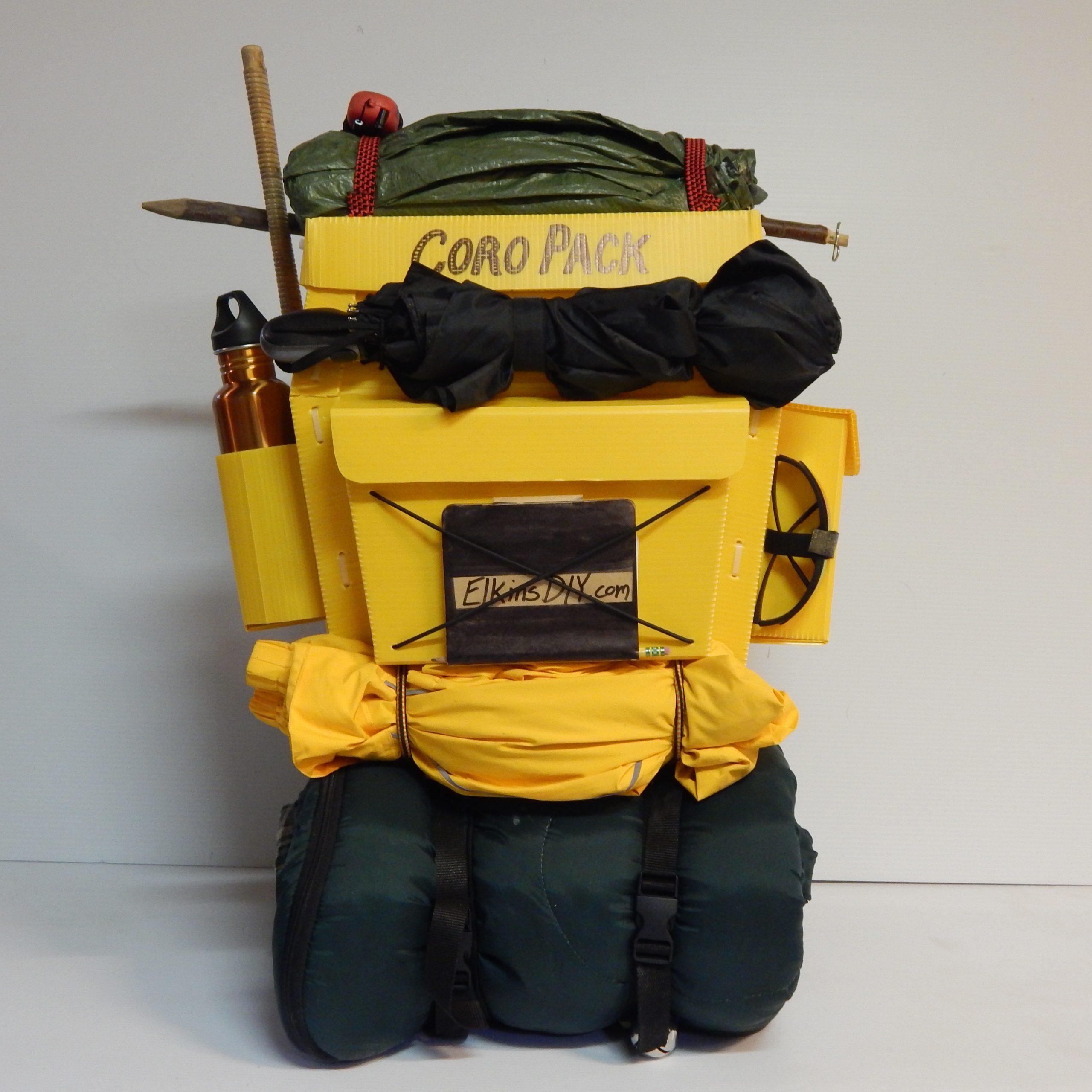 Fluted plastic backpack - Elkinsdiy