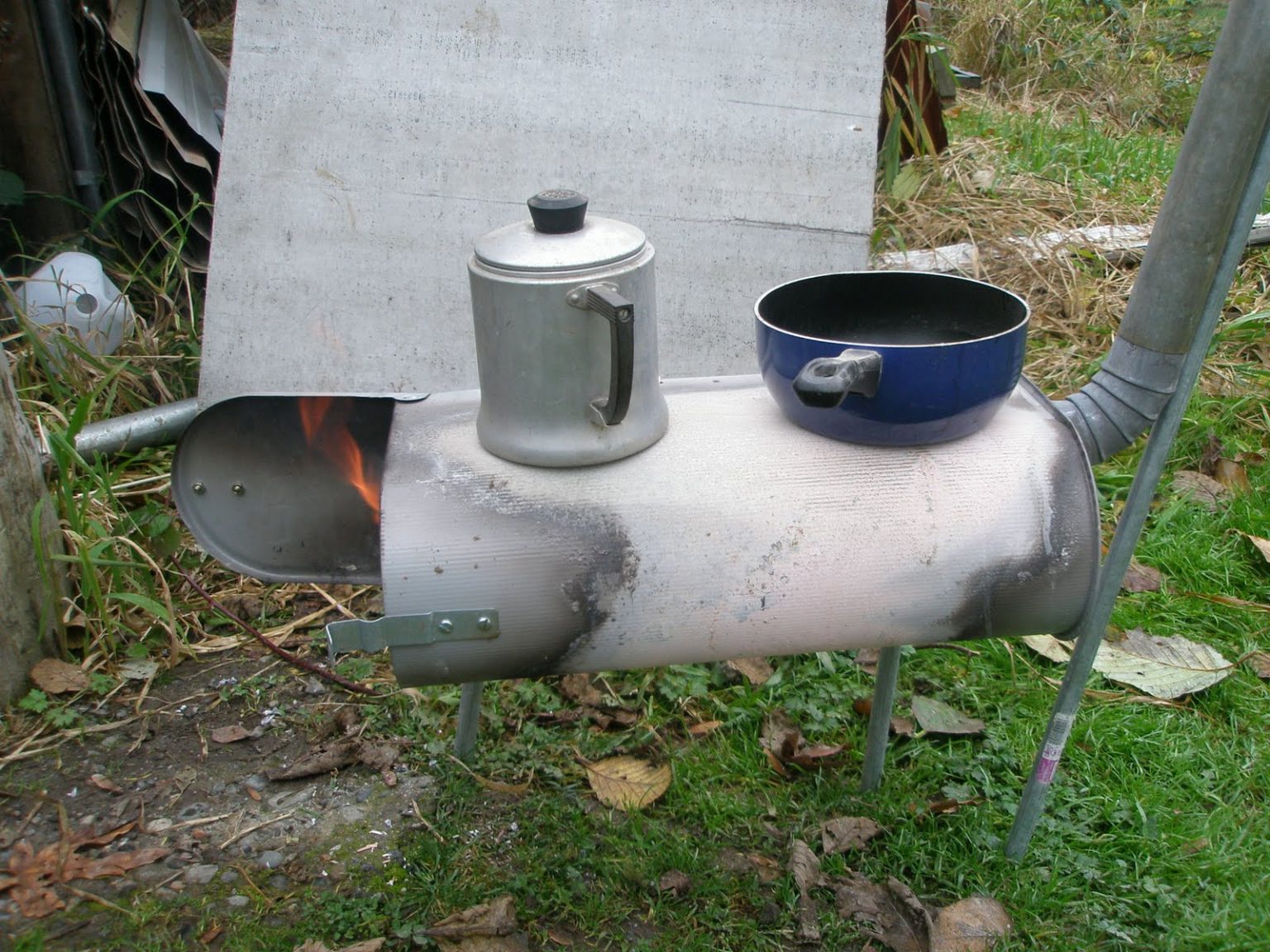 Survival mailbox stove - Elkinsdiy