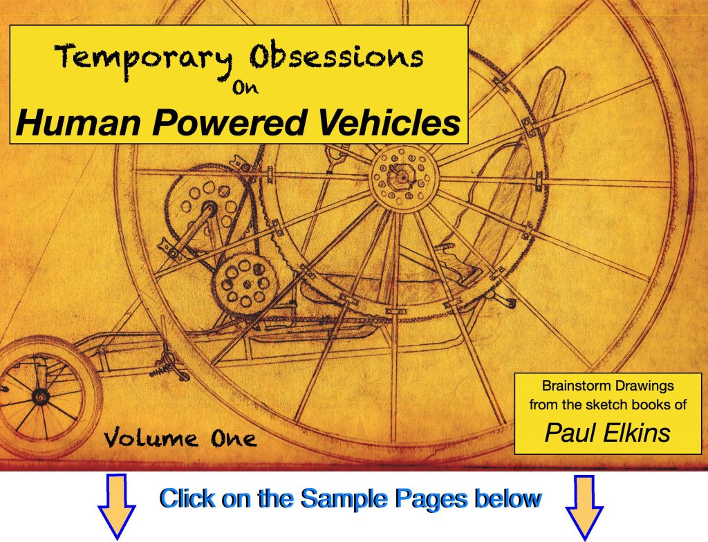 Sketch ideas of Human Powered Vehicles. Click on the image for more ...