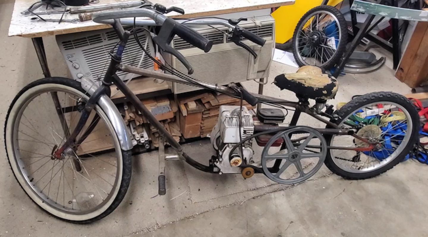 Briggs and Stratton motorized 6 speed bicycle - Elkinsdiy