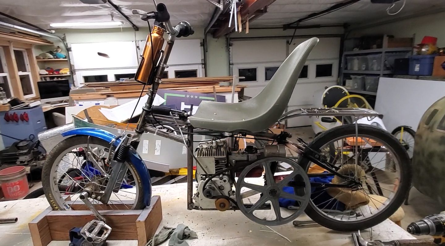 Briggs and Stratton motorized 6 speed bicycle - Elkinsdiy